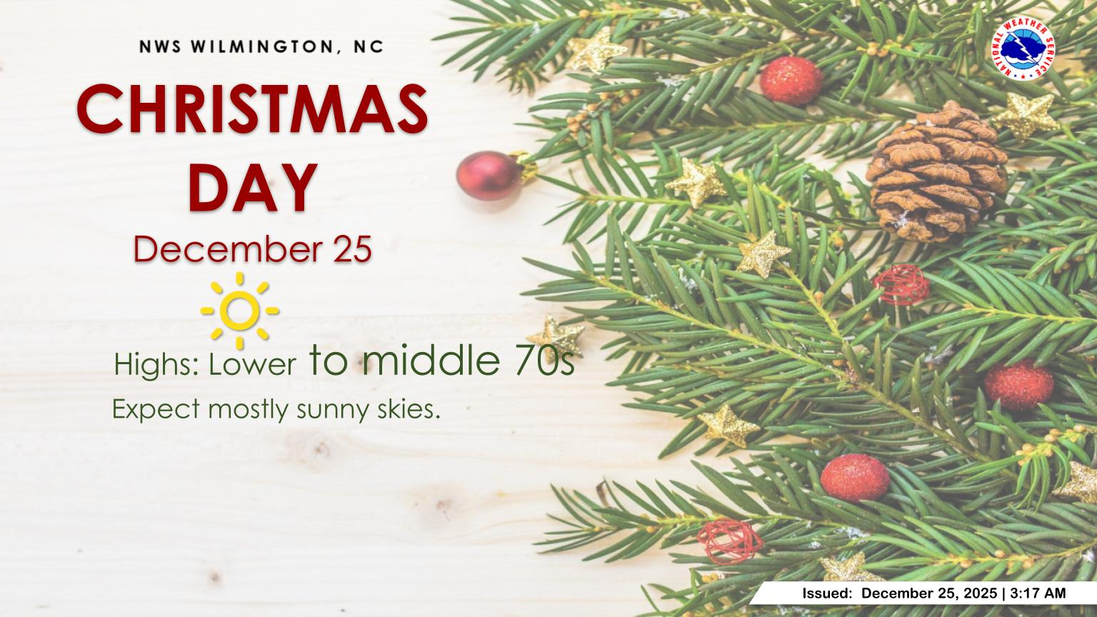 Sunny Christmas - Wilmington Community Dashboard