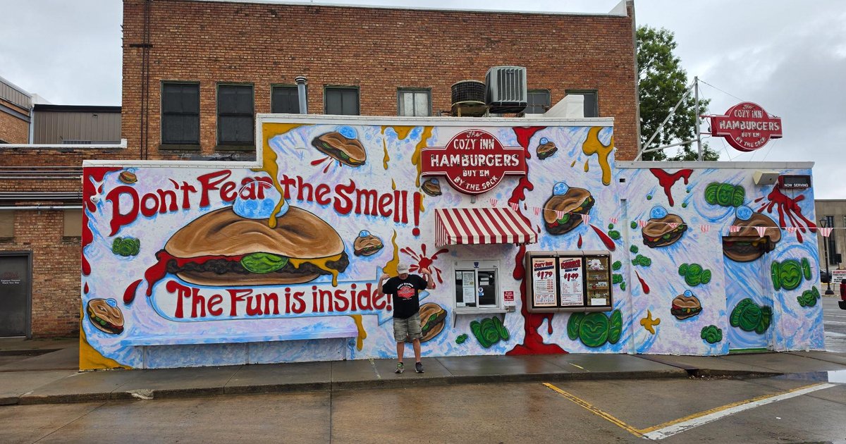 Colin Benson Thanks Supporters as Cozy Inn Mural Nears Completion ...