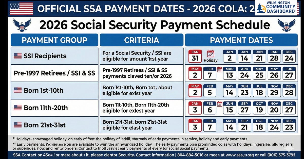 2026 Social Security Payment Dates - Wilmington Community Dashboard